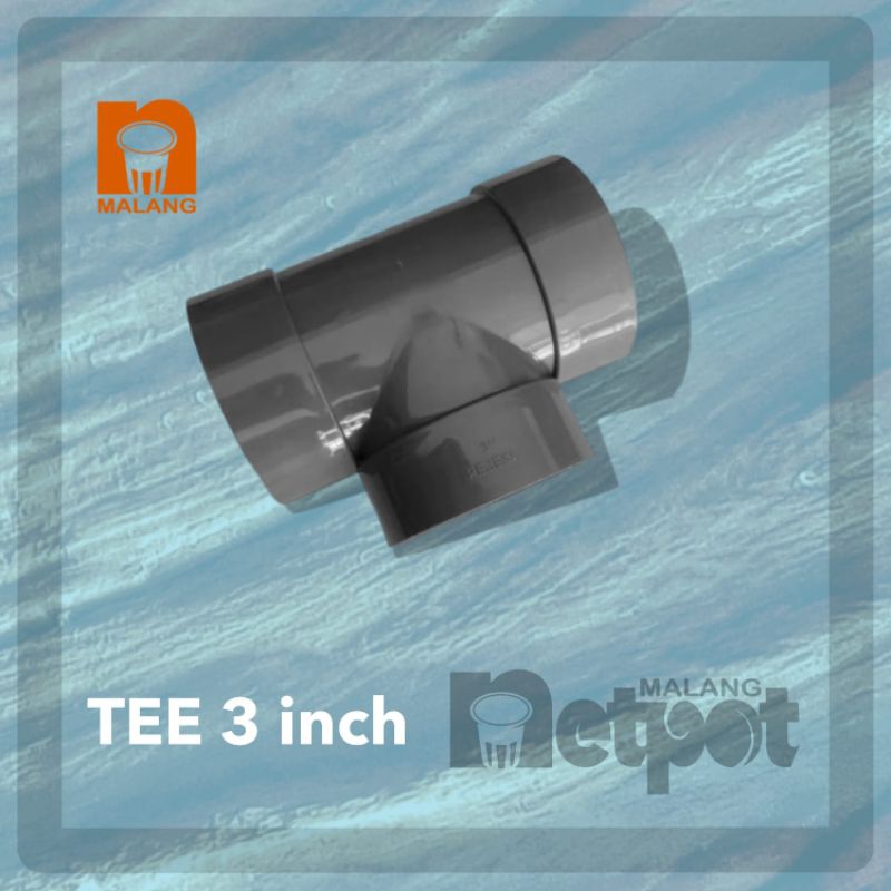 Jual Sambungan Pipa PVC TEE 3" Fitting Pipa Pvc Tee/T 3 INCH | Shopee Indonesia