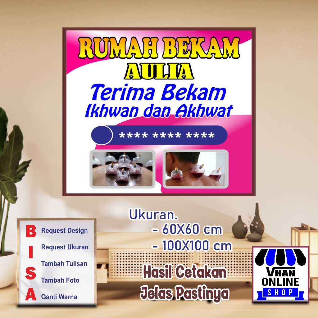 Jual Cetak Spanduk Banner Jasa Bekam Kesehatan | Shopee Indonesia