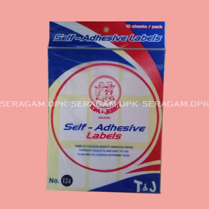Jual Label Tom & Jery No 124 (Ukuran Stiker 40 x 57mm) | Shopee Indonesia