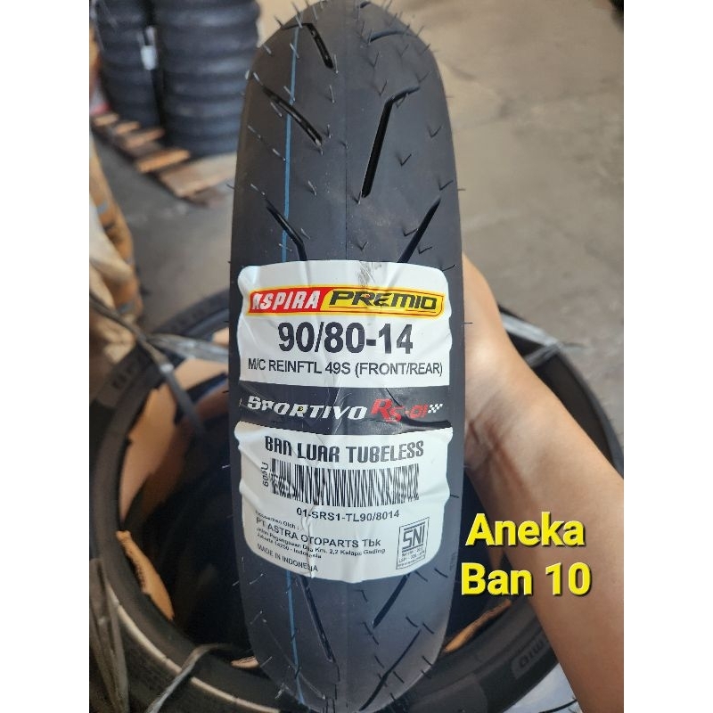 Jual Ban Aspira Premio 90/80-14 RS01 RS-01 Tubeless Soft Compound | Shopee Indonesia
