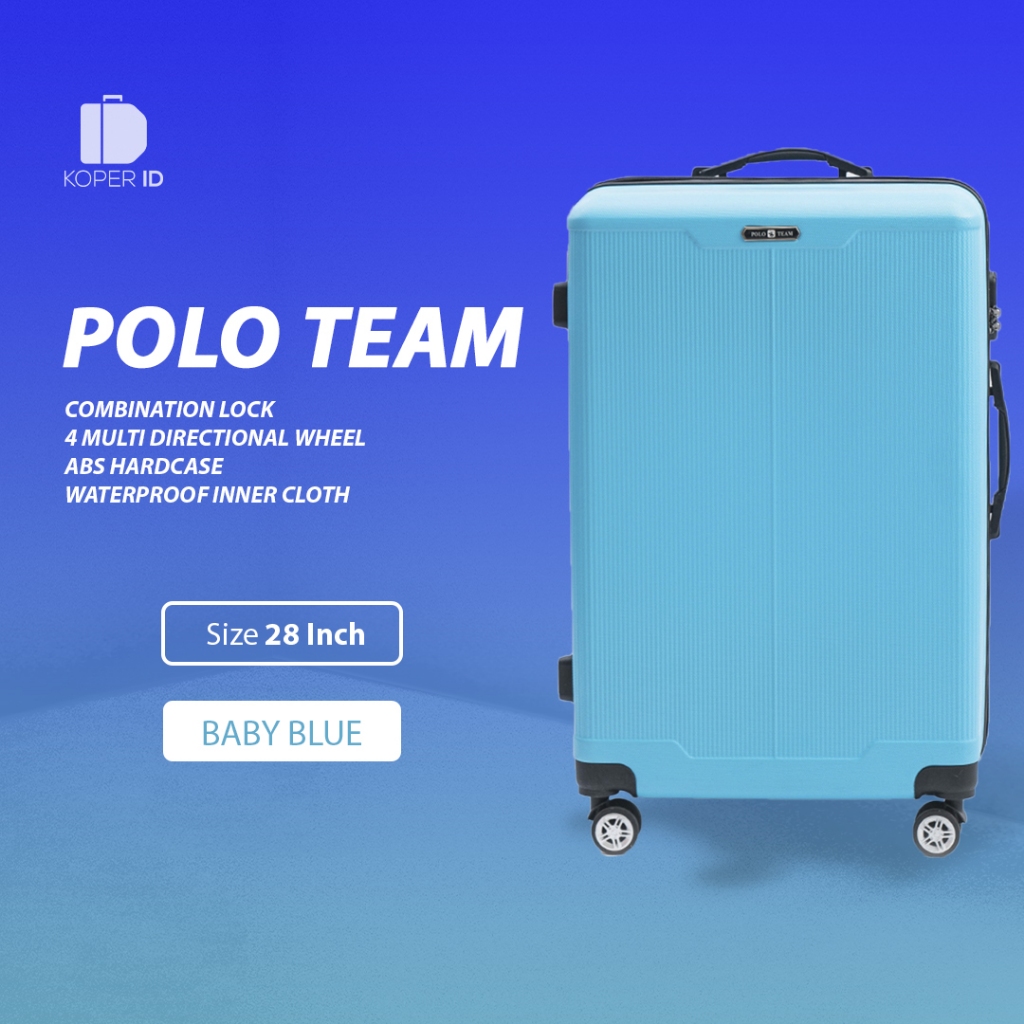 Jual Koper Polo Team Hardcase Fiber size 28 inch - 1003 | Shopee Indonesia
