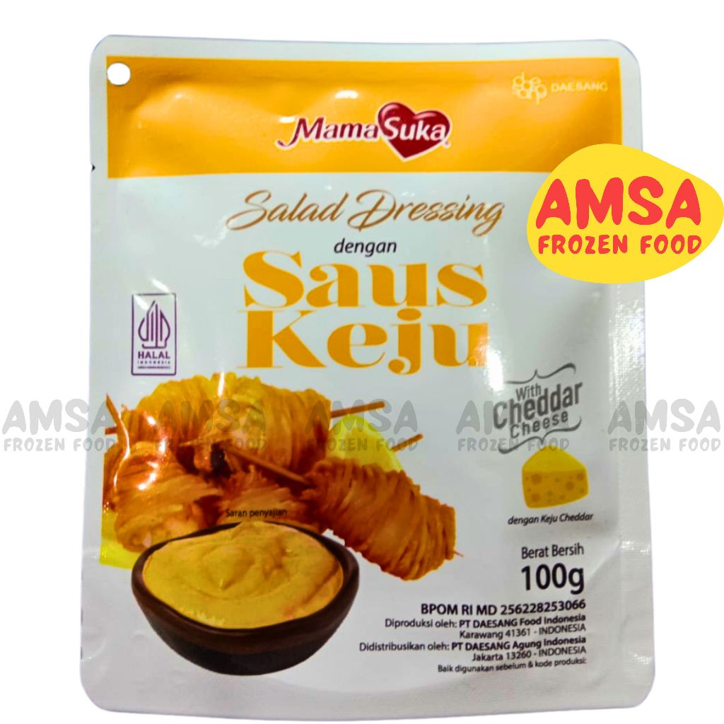 Jual Mama Suka Saus Keju 100 gr / MamaSuka Salad Dressing Saus Keju 100 ...