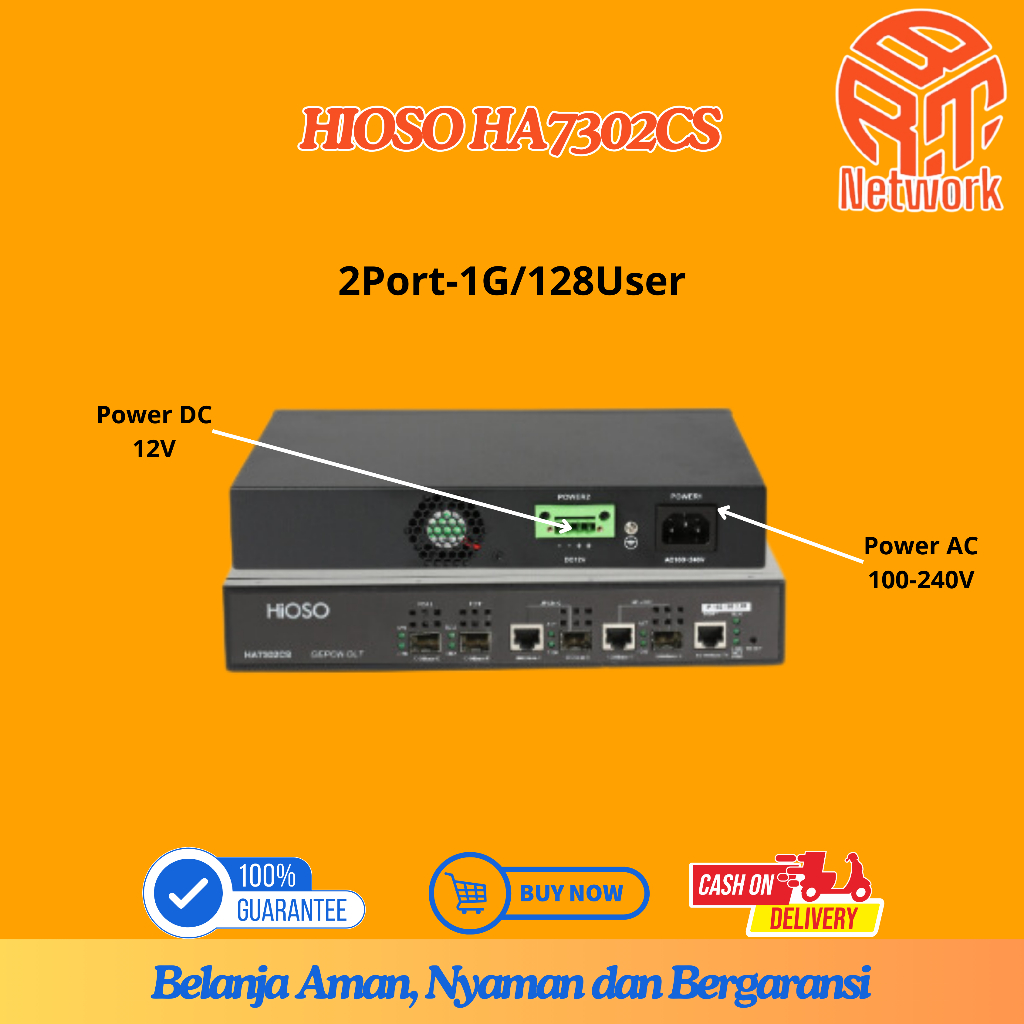 Jual OLT HIOSO HA7302CS EPON INPUT POWER ACDC | Shopee Indonesia