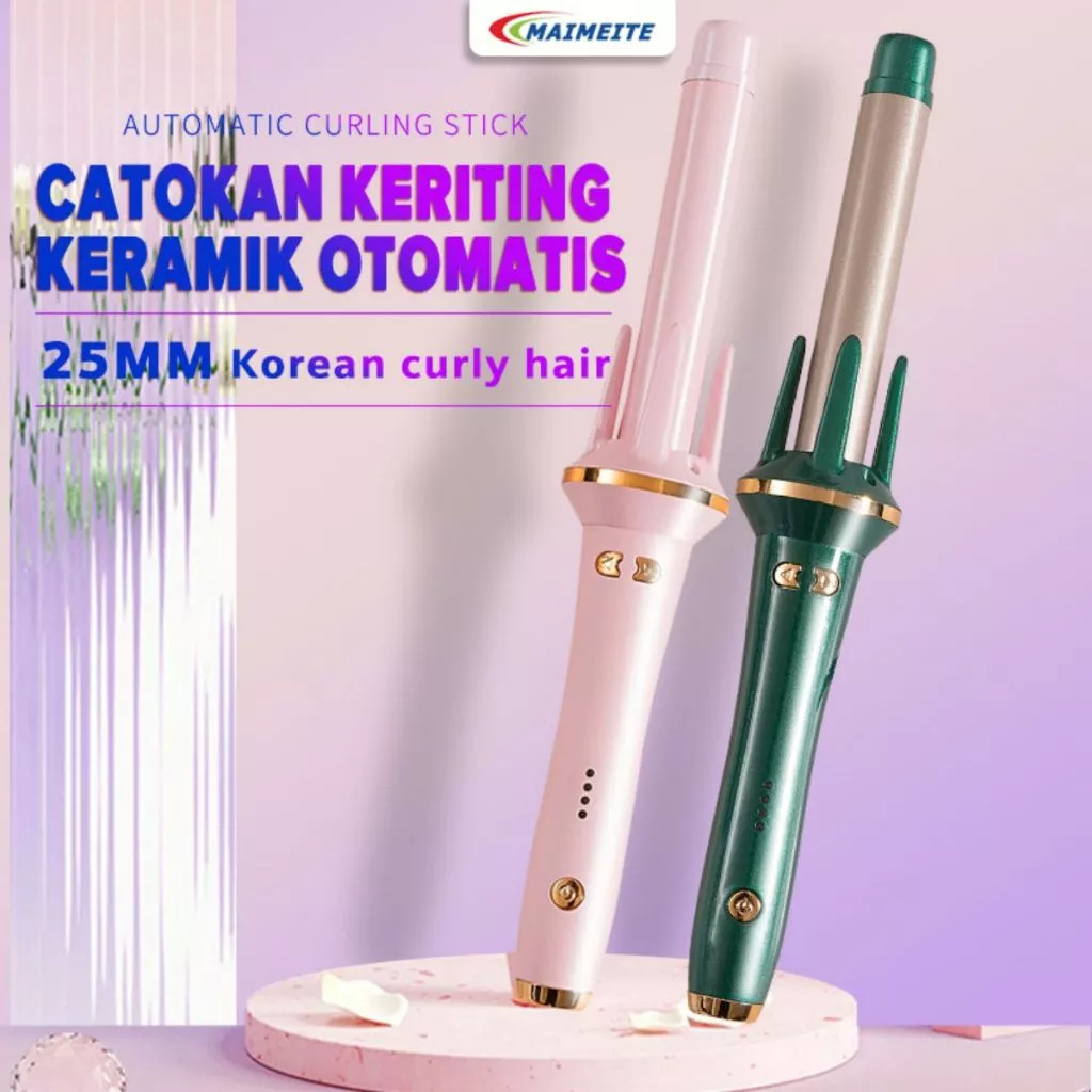 Jual Maimeite Catokan Curly Otomatis Keriting Rambut Otomatis Ceramics Curly Libra Hair Curly ...