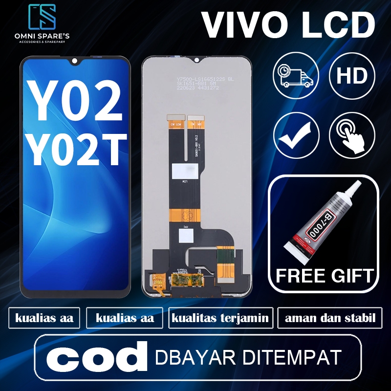 Jual LCD Touchscreen Vivo Y02 /Y02A / Y02T /Y11 2023 COMPLETE FULLSET ...