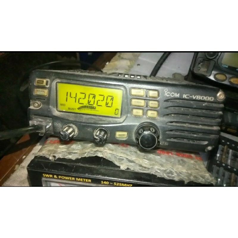 Jual icom IC V8000 kondisi normal RX sensitif TX ok PO 45 watt ...