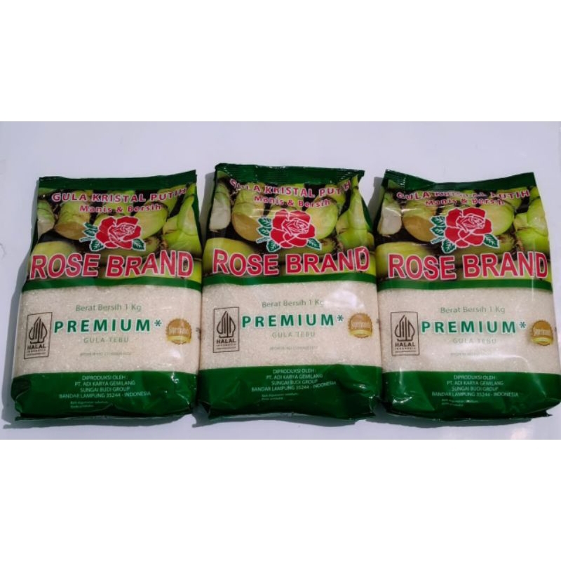 Jual GULA KRISTAL ROSE BRAND HIJAU 1 KARTON/KARUNG (1KG X 20 PCS ...