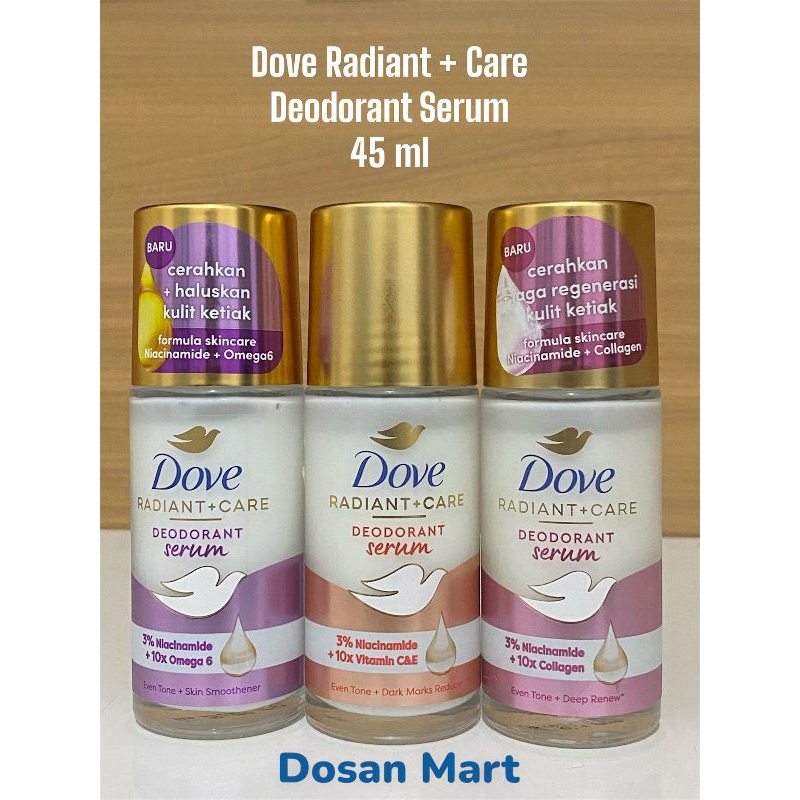 Jual Dove Deodorant Serum 3℅ Niacinamide + 10x Omega 6 || Dove ...