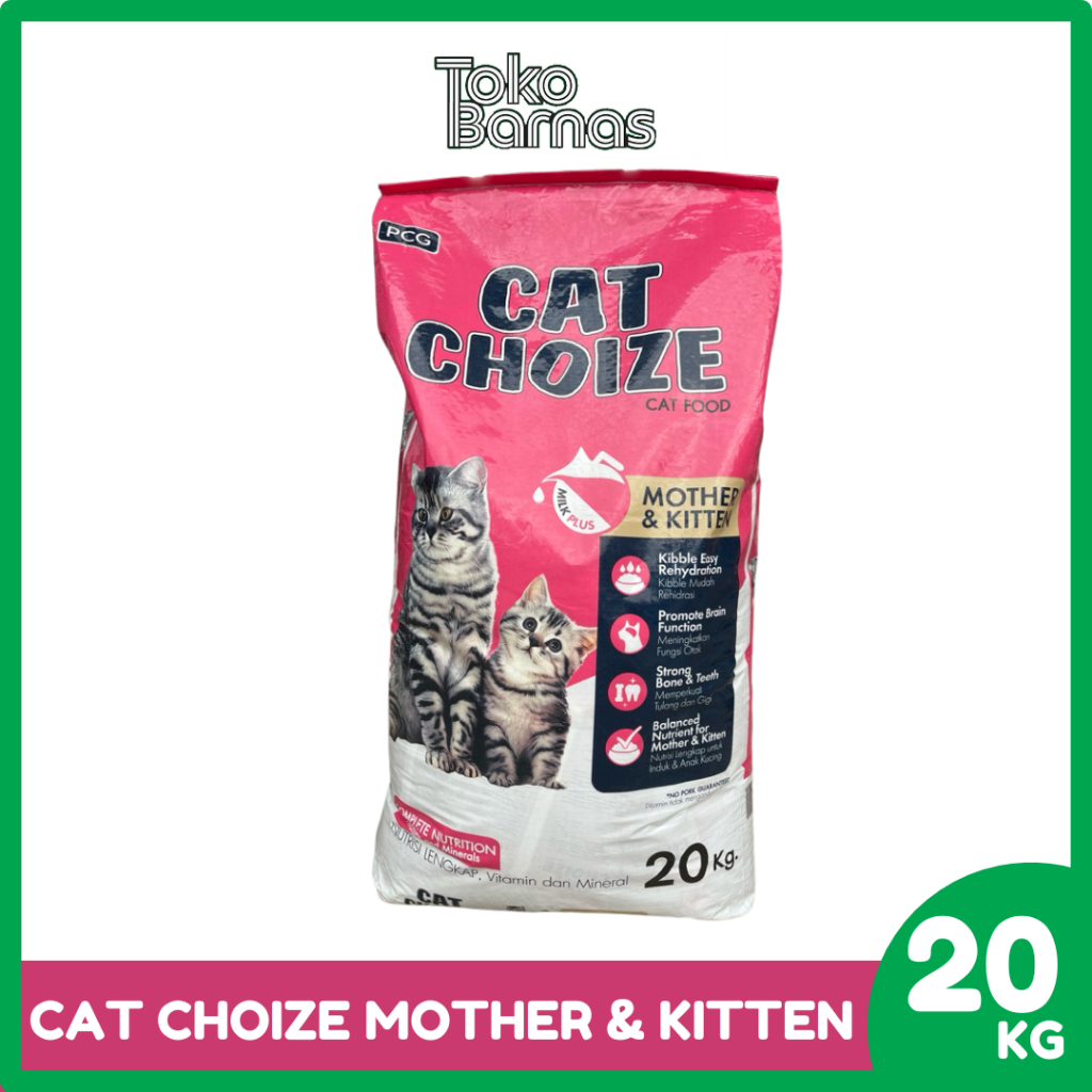 Jual Cat Choize Mother & Kitten Karung 20kg Dry Food Makanan Kering ...