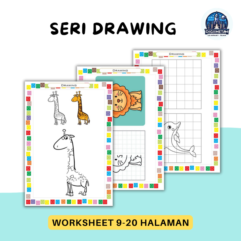 Jual Seri drawing printable worksheet | Shopee Indonesia
