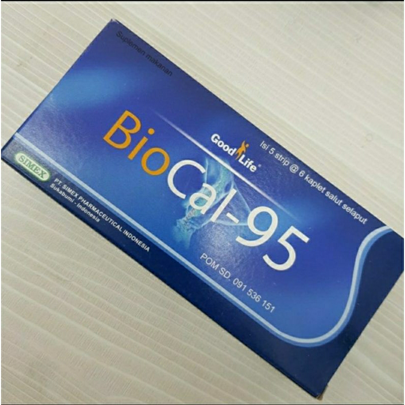 Jual biocal 95 box 30 tablet | Shopee Indonesia