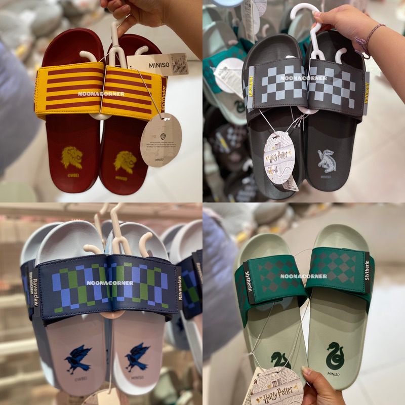 Jual Miniso x Harry Potter ‼️ Sandal Slop / Slippers Unisex Harry Potter Collections | Shopee ...