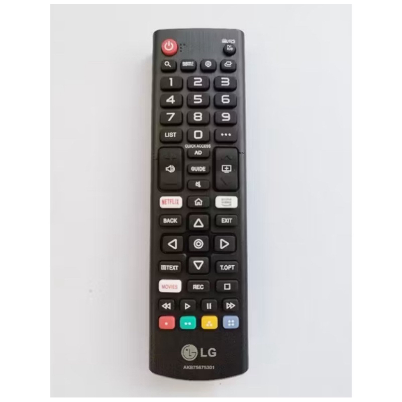Jual Remot Remote TV LG UHD LCD LED Smart TV Netflix AKB75675311 tanpa ...
