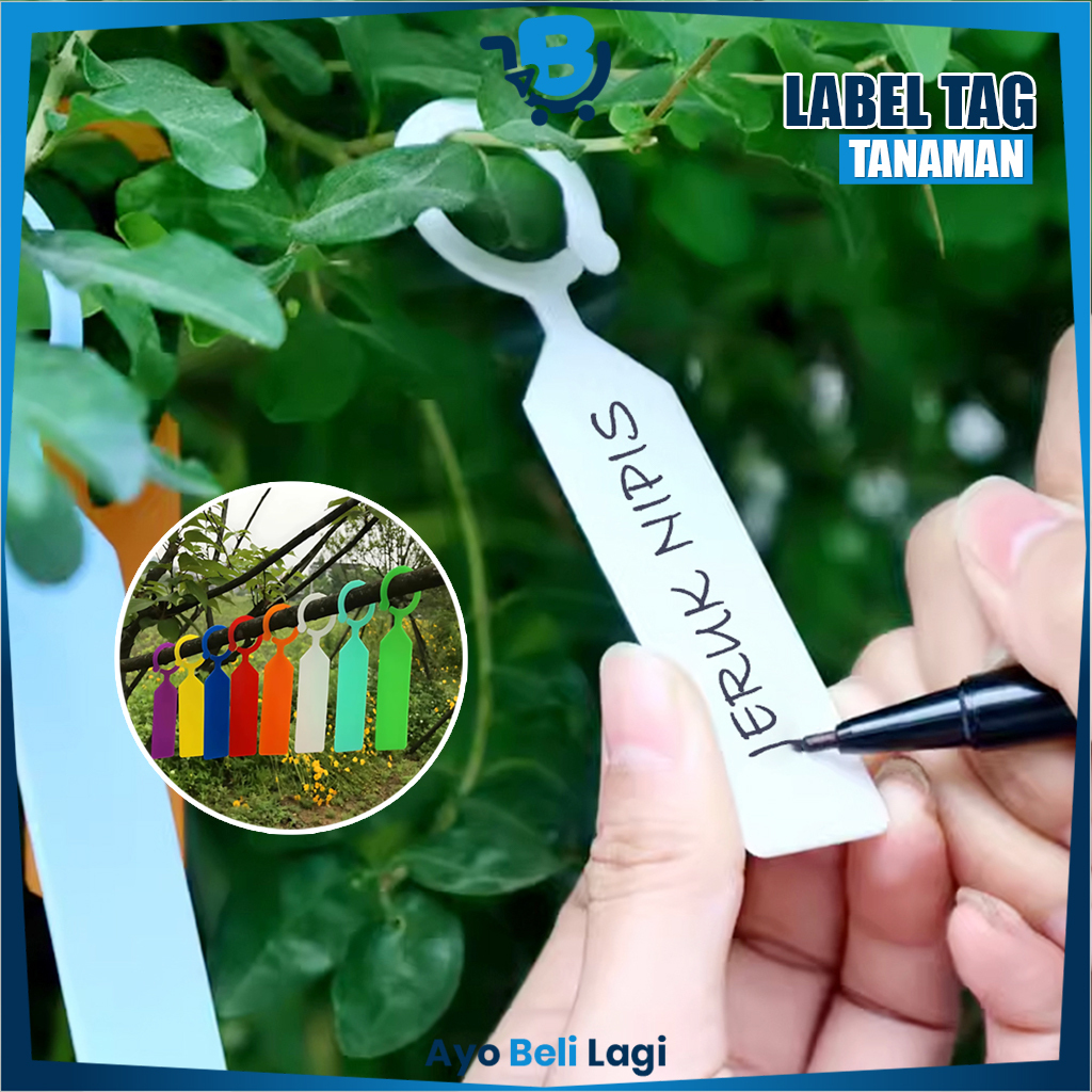 Jual Plant Label Name Tag Hanging Ring Name Tag Pohon Waterproof / Label Tag Tanaman / Label ...