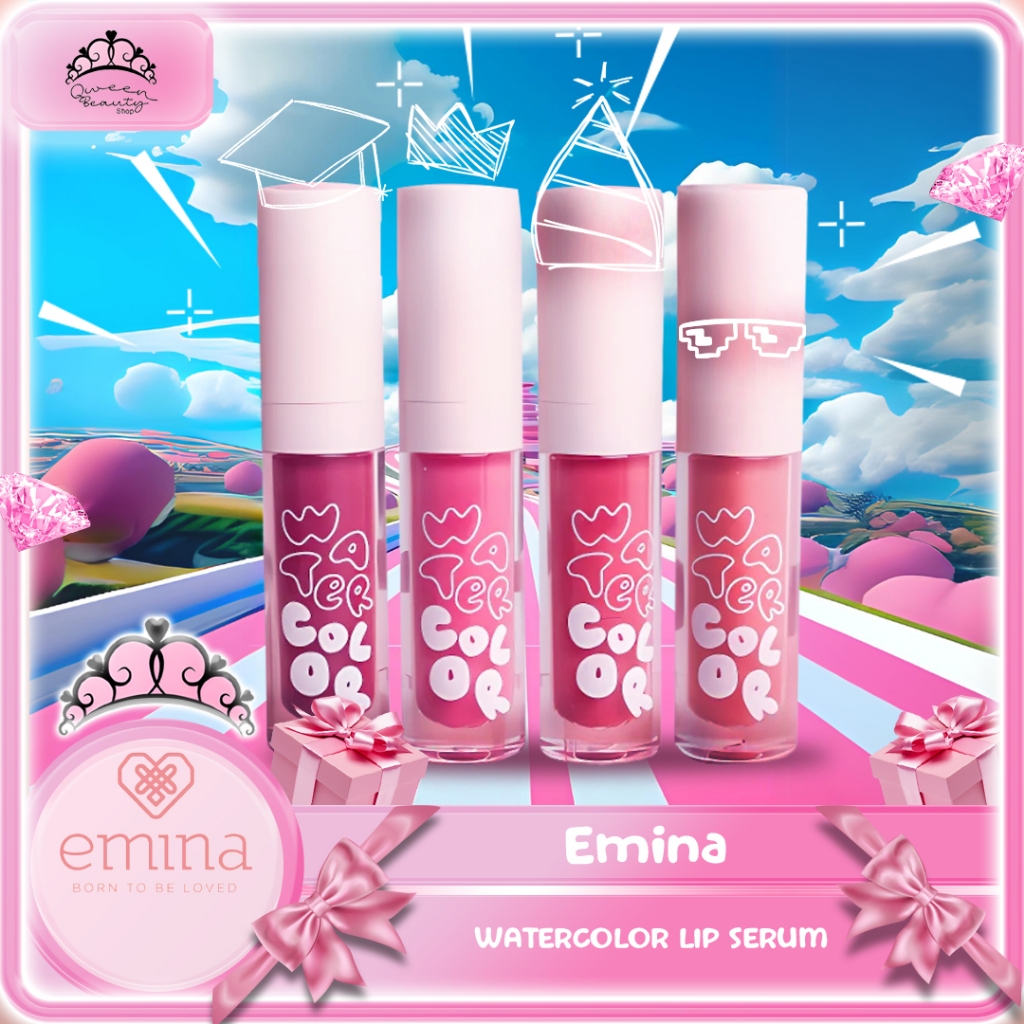 Jual EMINA WATERCOLOR LIP SERUM | Shopee Indonesia