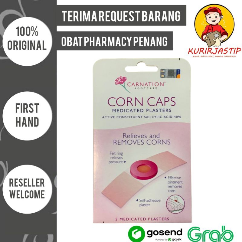 Jual Carnation Corn Caps Plaster Mata Ikan Kapalan isi 5 pcs | Shopee ...