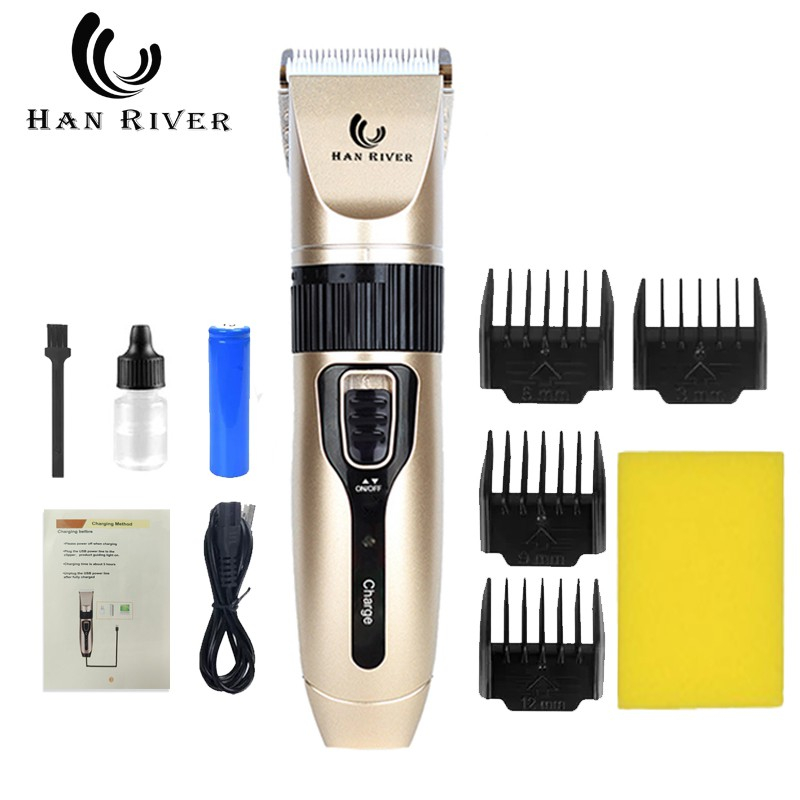 Jual HAN RIVER Alat Cukur Rambut Elektrik Hair Clipper Cordless ...