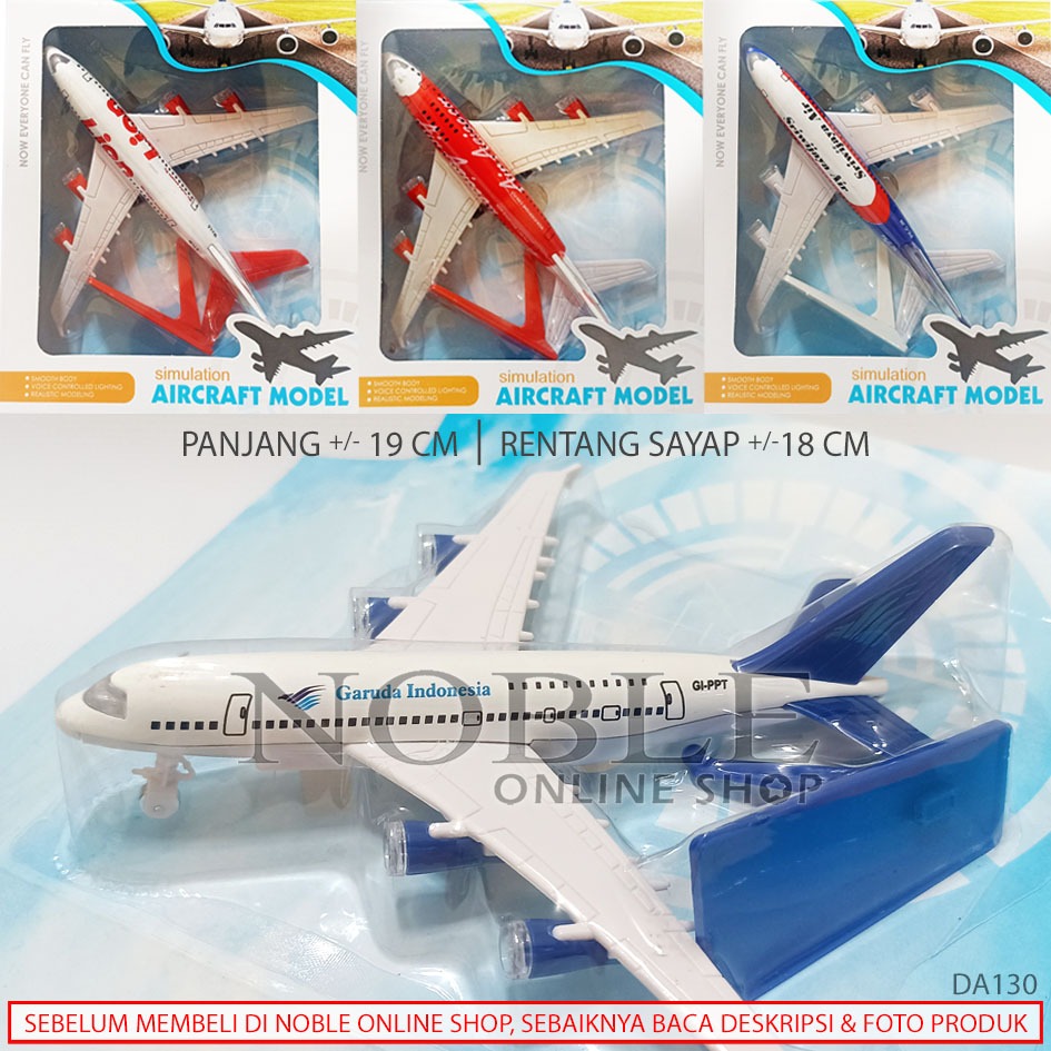 Jual Pesawat Aircraft Model Airplane Simulation Replika Miniatur Toys ...