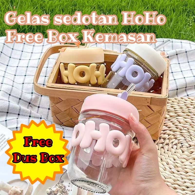 Jual [ READY ] GELAS SEDOTAN HOHO BOX | Shopee Indonesia