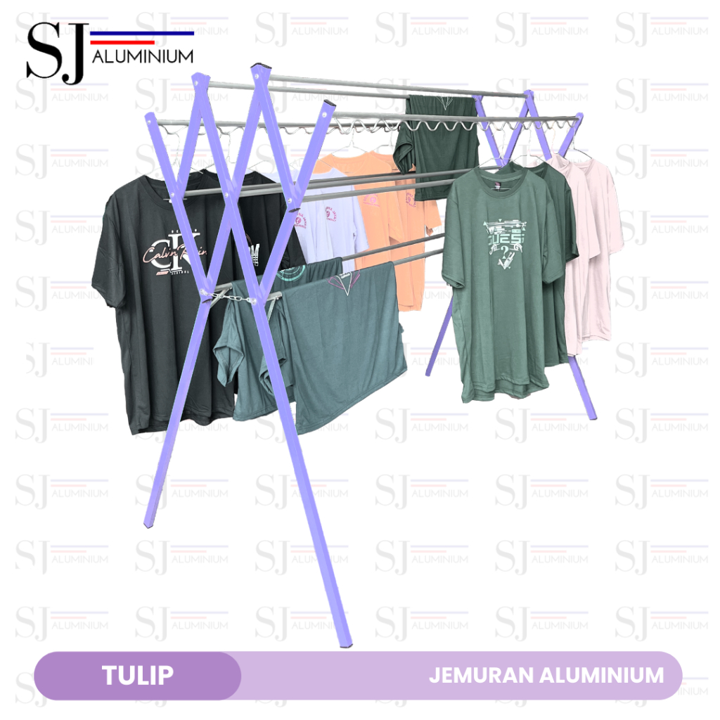 Jual Jemuran Aluminium TULIP - Jemuran Baju & Pakaian - Jemuran Handuk ...