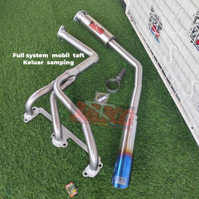 Jual knalpot daihatsu taft GT gt rocky keluar samping side exit fullsystem part racing mobil ...