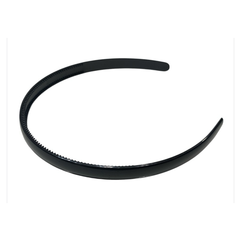 Jual (Bando Hitam Tanggung) Bando Warna Hitam Rambut 14 cm | Shopee ...
