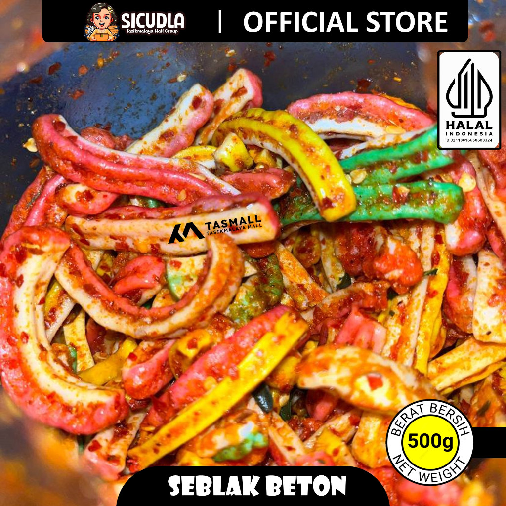 Jual 【PROMO】500gram - SiCudla SEBLAK BETON RENYAH - Pedas Chili Oil ...