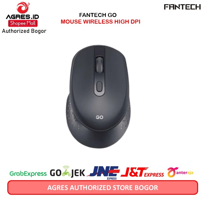 Jual Fantech GO W609 Mouse Wireless Office 2.4Ghz 1600DPI | Shopee Indonesia