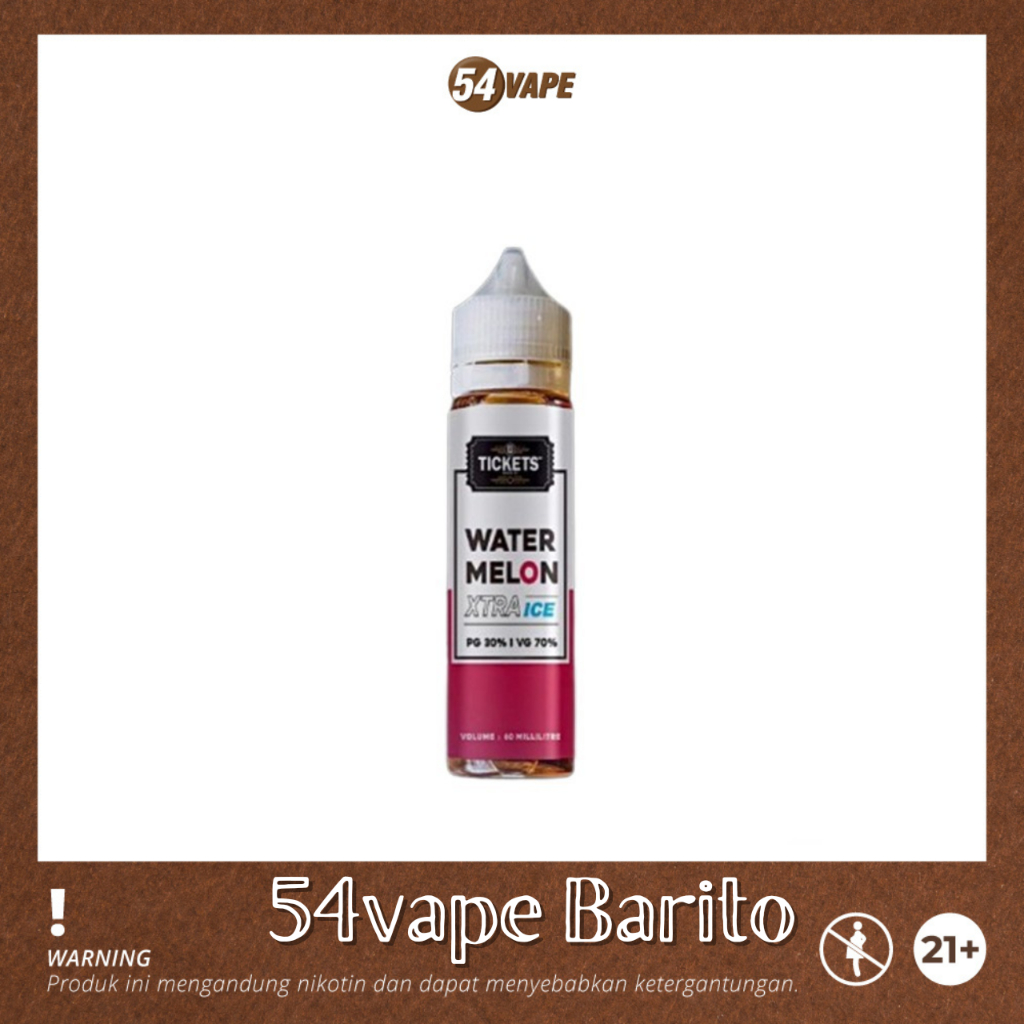 Jual Ticket Watermelon Xtra Ice 60ml by Tickets Brew | Shopee Indonesia