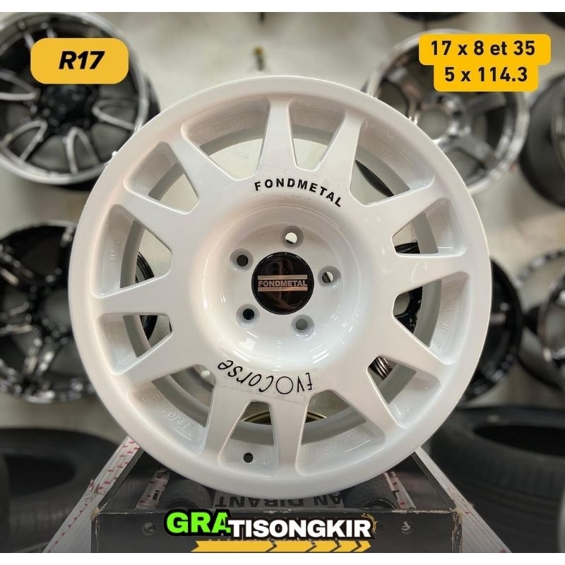 Jual velg mobil racing R17 EVO CORSE RALLY velg mobil racing ring 17 ...