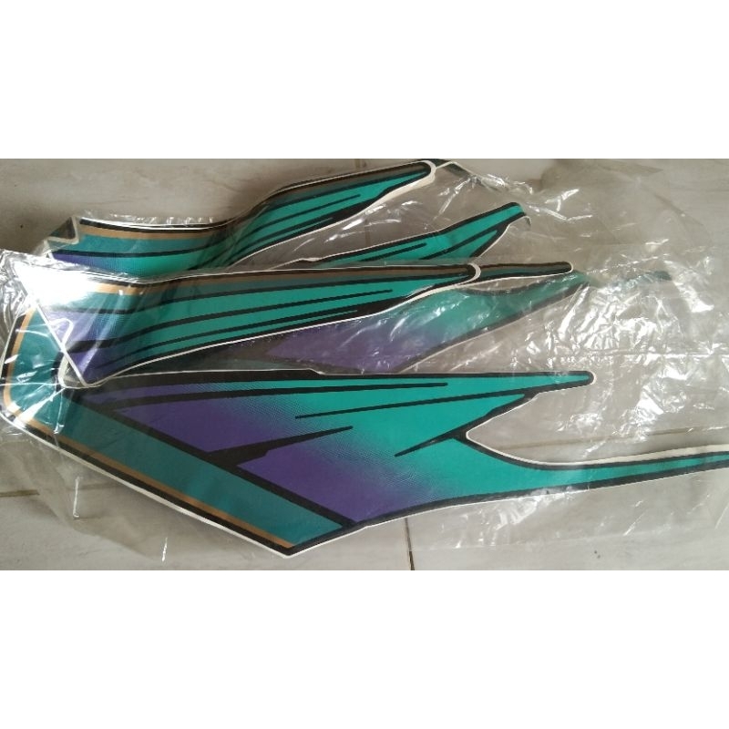 Jual LIST / STIKER TANKI RX KING MODEL STANDAR CKD WARNA HIJAU | Shopee ...