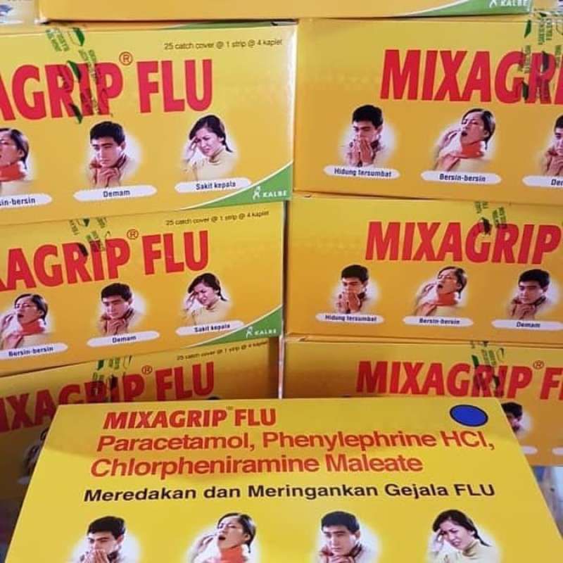 Jual mixagrip Flu 1Box Isi 25 Strip | Shopee Indonesia