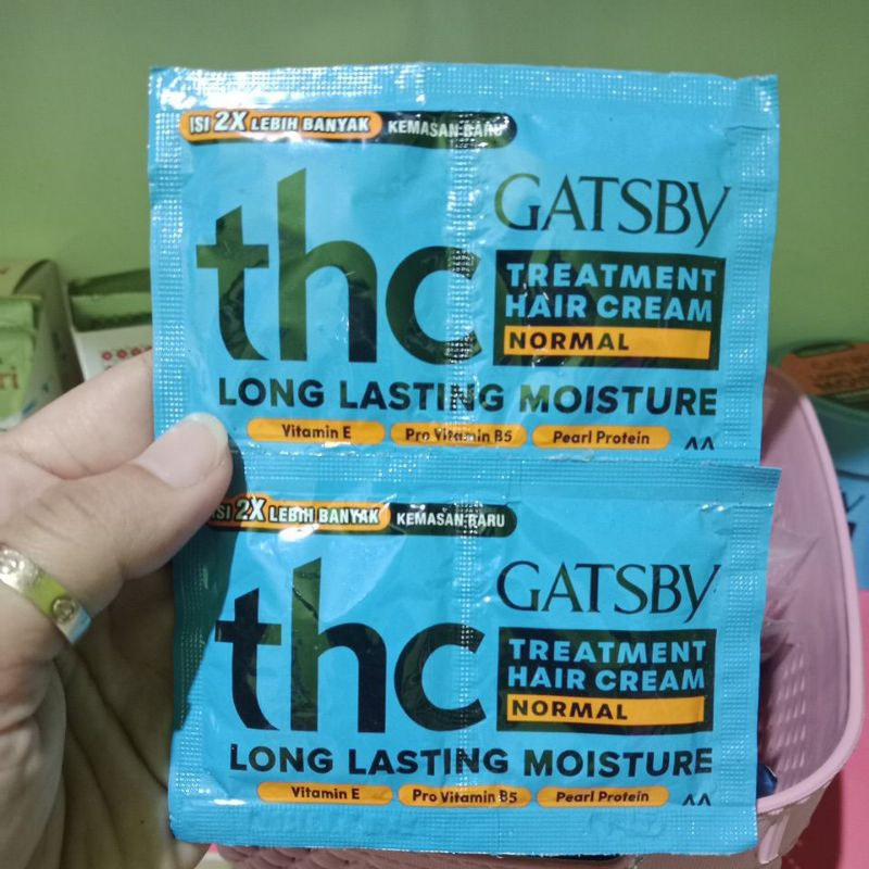 Jual Gatsby Treatment Hair Cream Normal Sachet || Vitamin E || Pro ...
