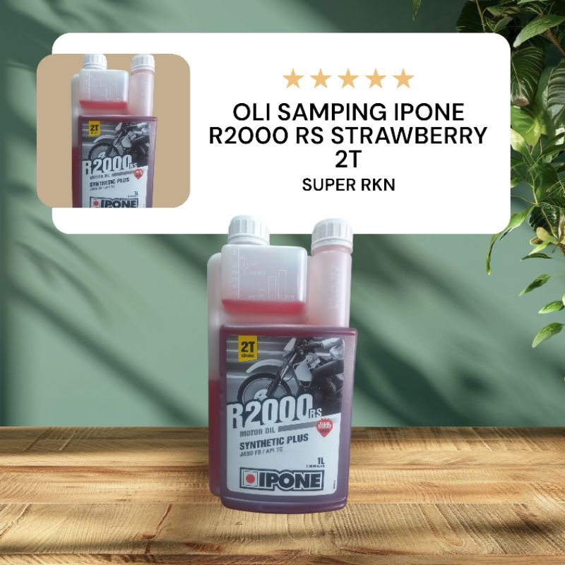 Jual OLI SAMPING IPONE R2000 RS STRAWBERRY 2T 1L | Shopee Indonesia
