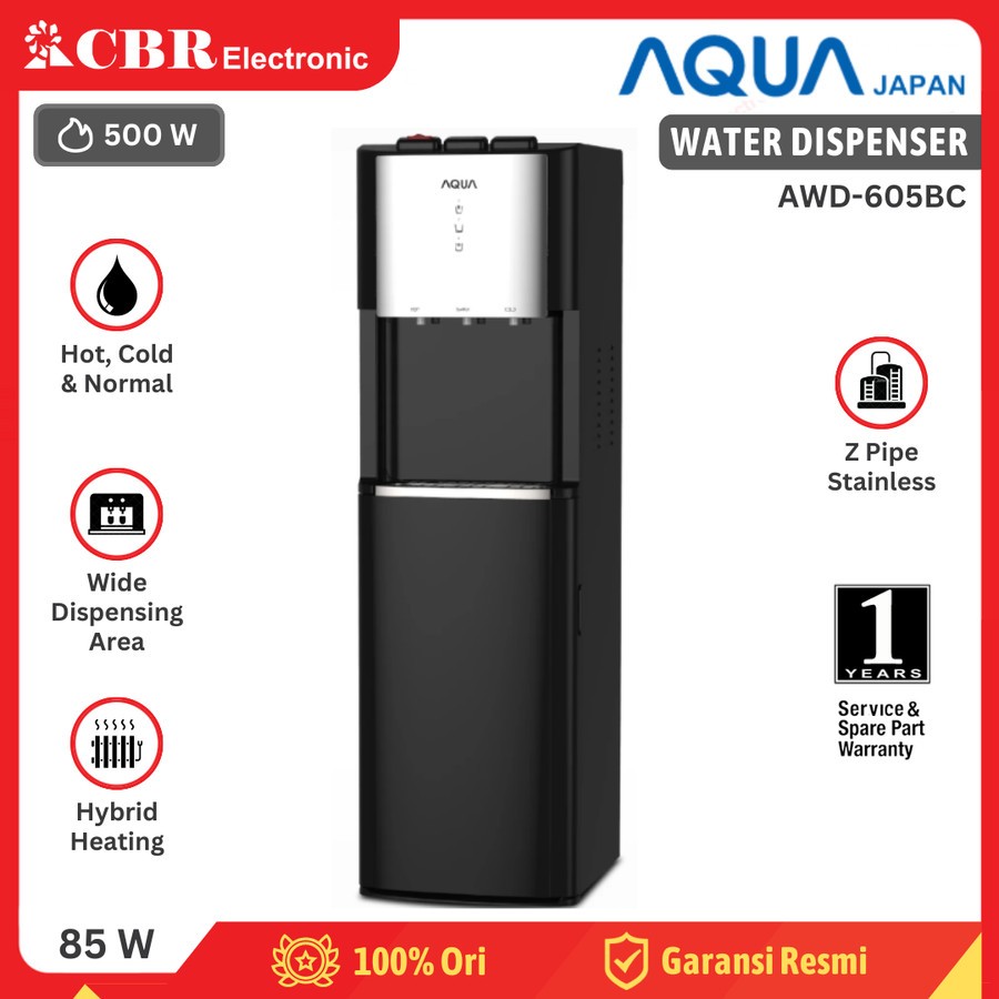 Jual Water Dispenser AQUA Galon Bawah AWD-605BC | Shopee Indonesia