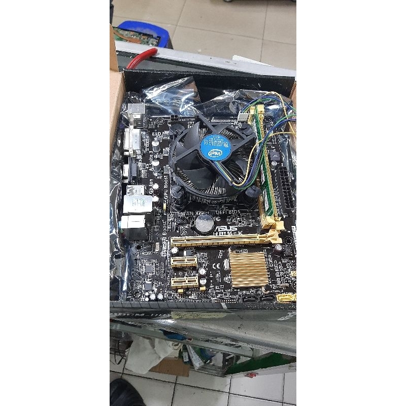 Jual paket core i5g4 + mb h81 + 4g ram + fan | Shopee Indonesia