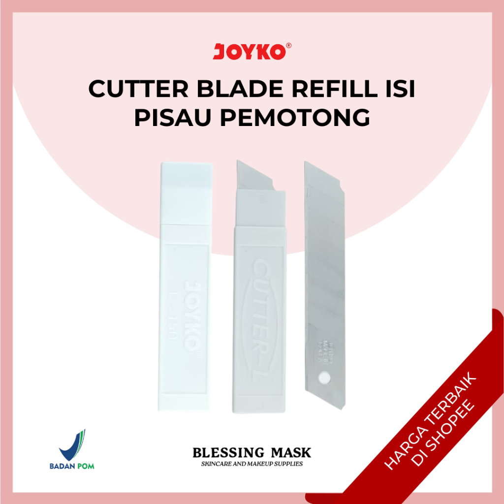 Jual JOYKO Cutter Blade Refill Isi Pisau Pemotong Joyko L-150 | A100 ...