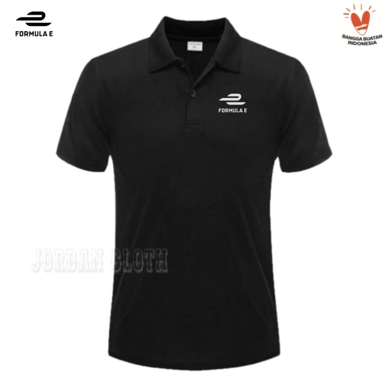 Jual Polo shirt Tshirt Kaos Kerah Balap Formula E | Shopee Indonesia