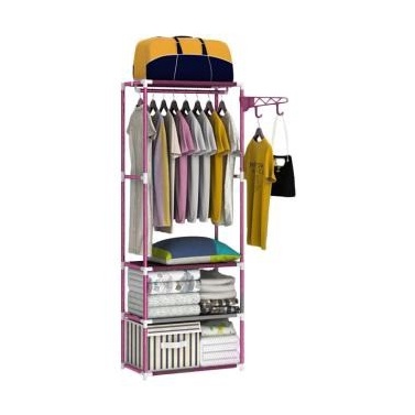 Jual Harga Miring SQUARE STEADY Stand Hanger Rak Buku Rak Pakaian Baju ...