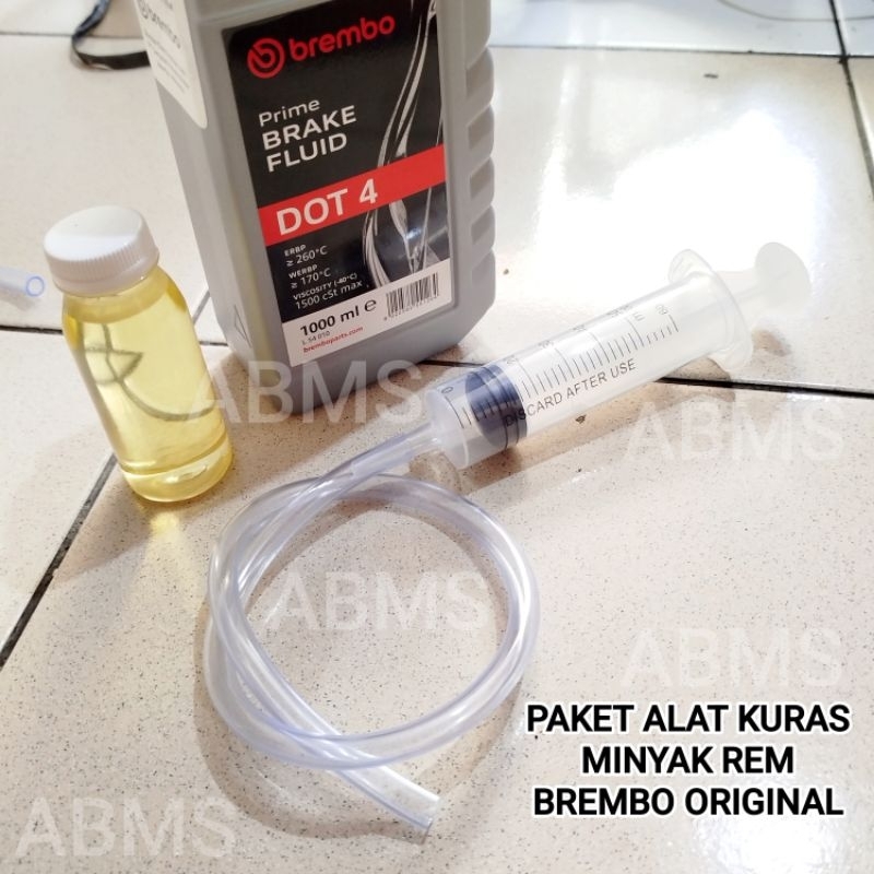Jual [PROMO] ALAT KURAS MINYAK REM BREMBO DOT 4 ORIGINAL ALAT BLEEDING ...