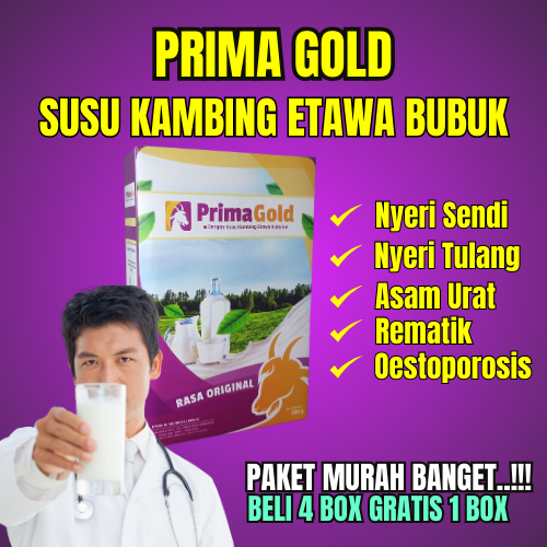 Jual SUSU KAMBING ETAWA ASLI PRIMA GOLD PAKET 4BOX | Shopee Indonesia