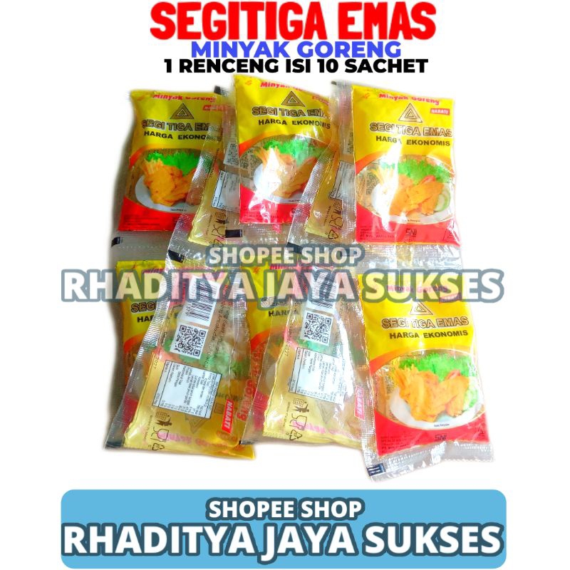 Jual Segitiga Emas Minyak Rencengan (10sct) | Shopee Indonesia