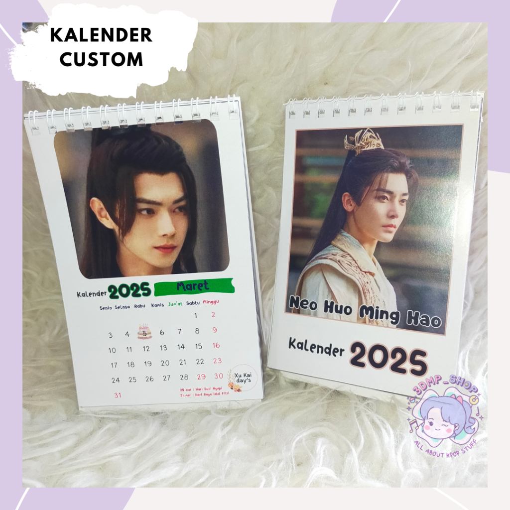 Jual KALENDER DUDUK 2025 CUSTOM REQUEST GAMBAR UKURAN A6 | Shopee Indonesia