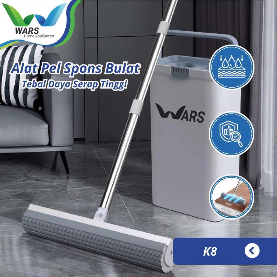 Jual WARS Alat Pel Spons Bulat Tebal Daya Serap Tinggi Pembersih Lantai ...