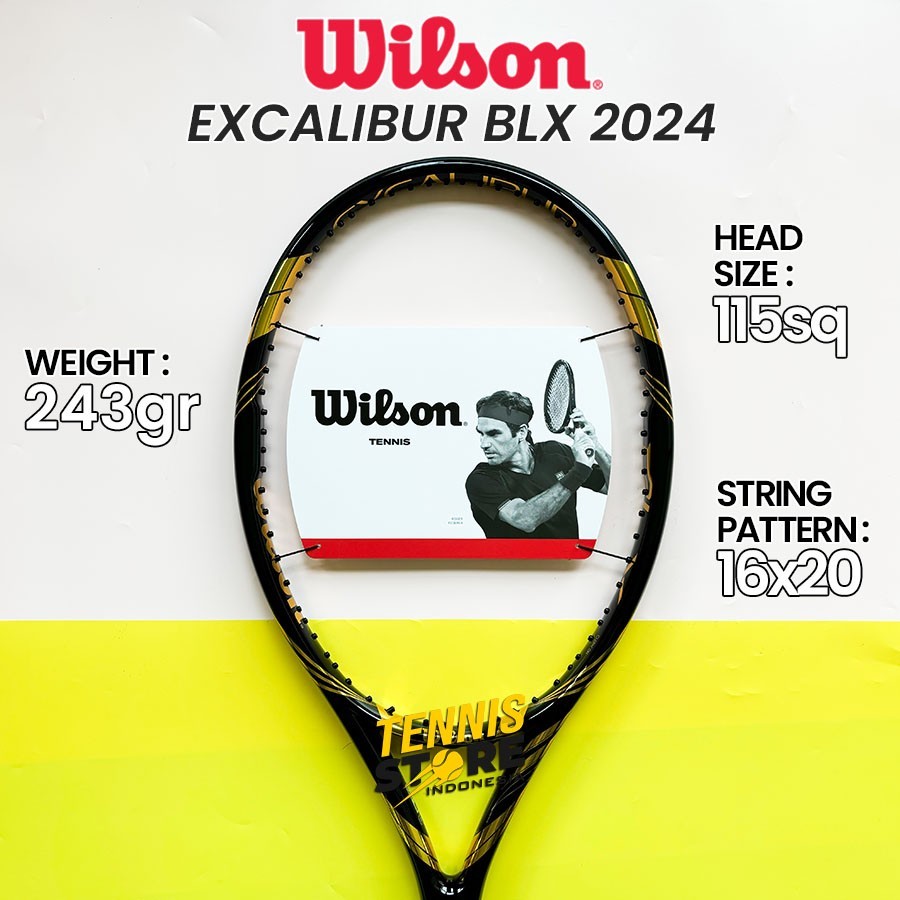 Jual Raket Tenis Wilson Excalibur BLX 115 Black Gold 2024 Limited ...
