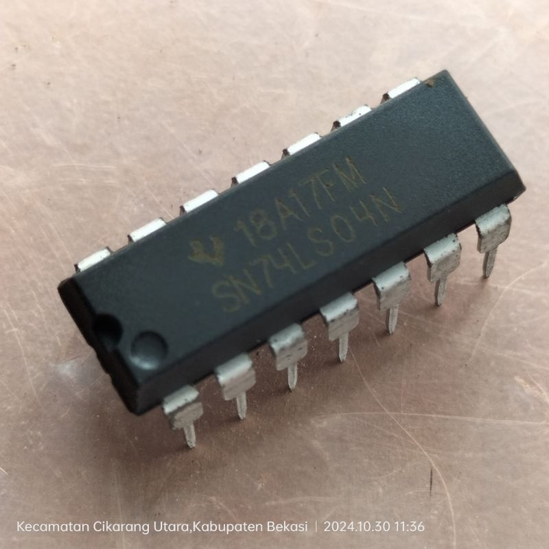 Jual SN74LS04N DIP 14 PIN IC 74LS04 7404 | Shopee Indonesia