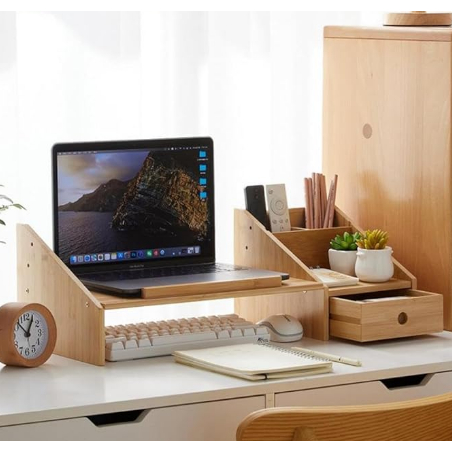 Jual Meja Kayu Jati Tataan Laptop Minimalis Modern | Shopee Indonesia