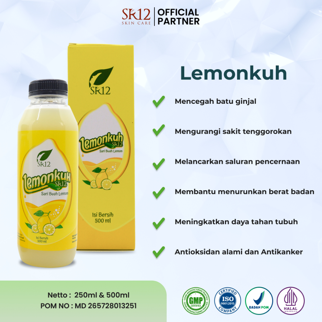 Jual Lemonkuh SR12 Sari Buah Lemon Asli Menjaga Daya Tahan Tubuh ...