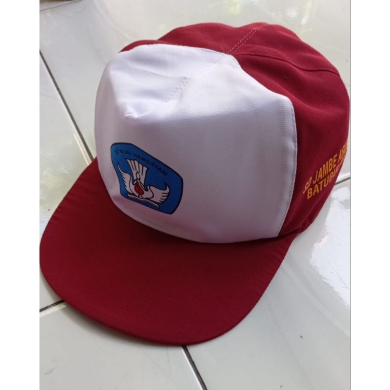 Jual Topi sekolah sablon custom | Shopee Indonesia