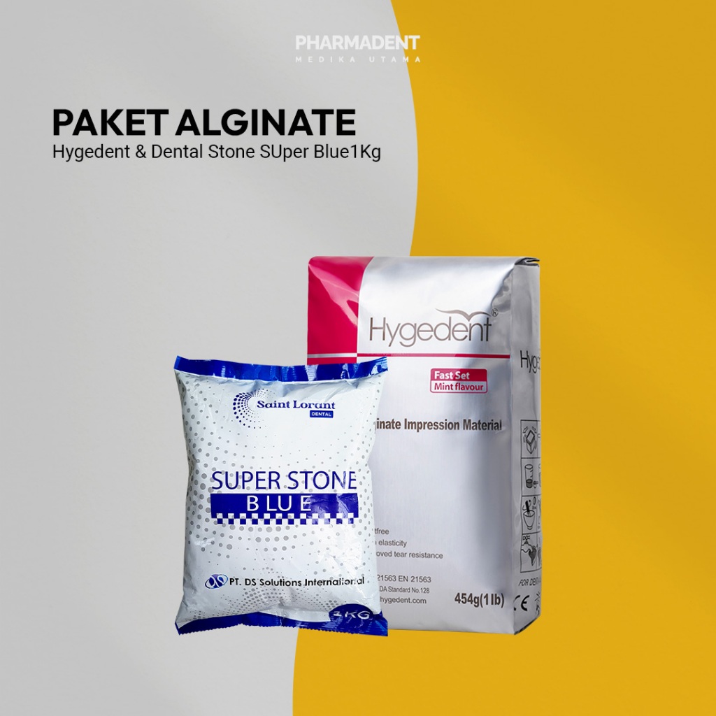 Jual Paket Alginate & Dental Stone Super Blue 1Kg | Shopee Indonesia